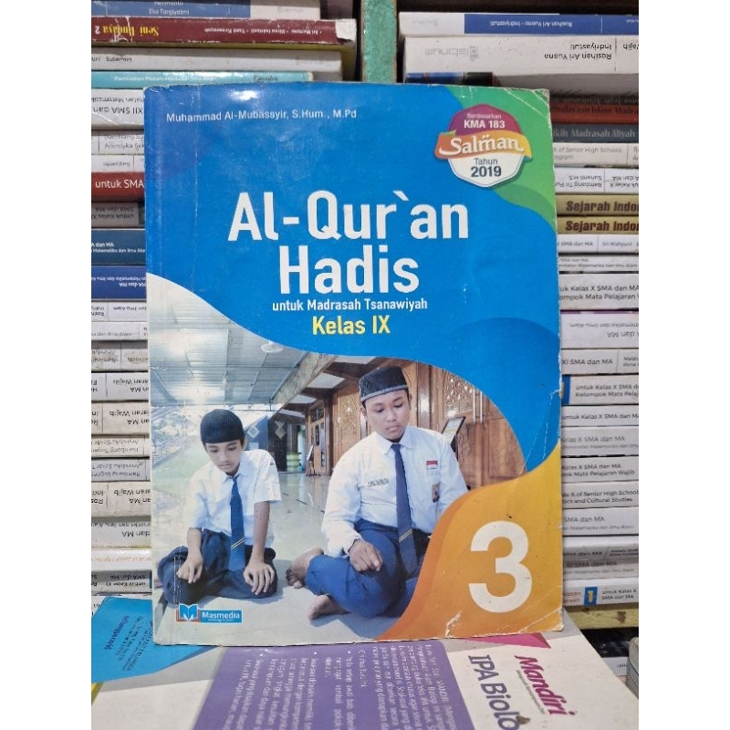 Jual buku alquran dan hadis/hadits kelas 9/IX/4 mts/madrasah tsanawiyah | Shopee Indonesia