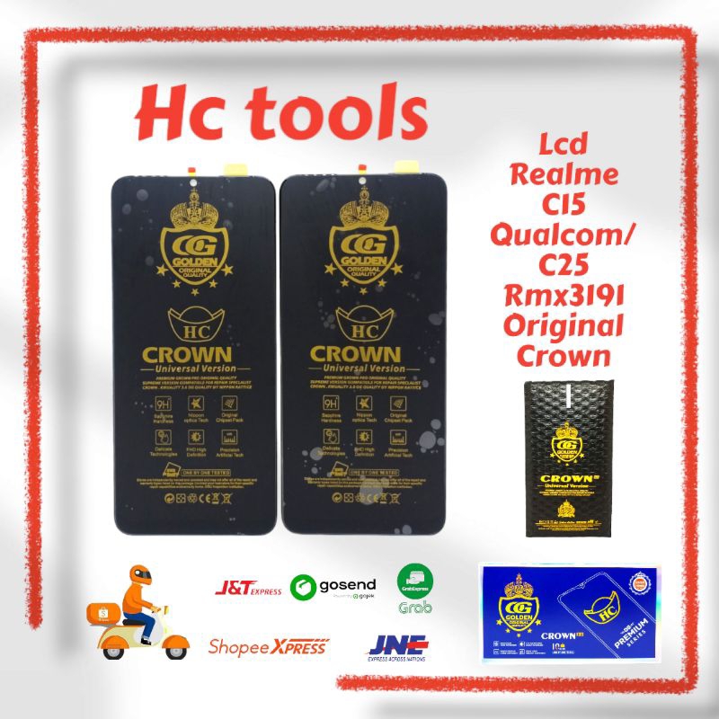 Jual LCD TOUCHSCREEN REALME C15 QUALCOM/C25 RMX3191 ORIGINAL UNIVERSAL ...