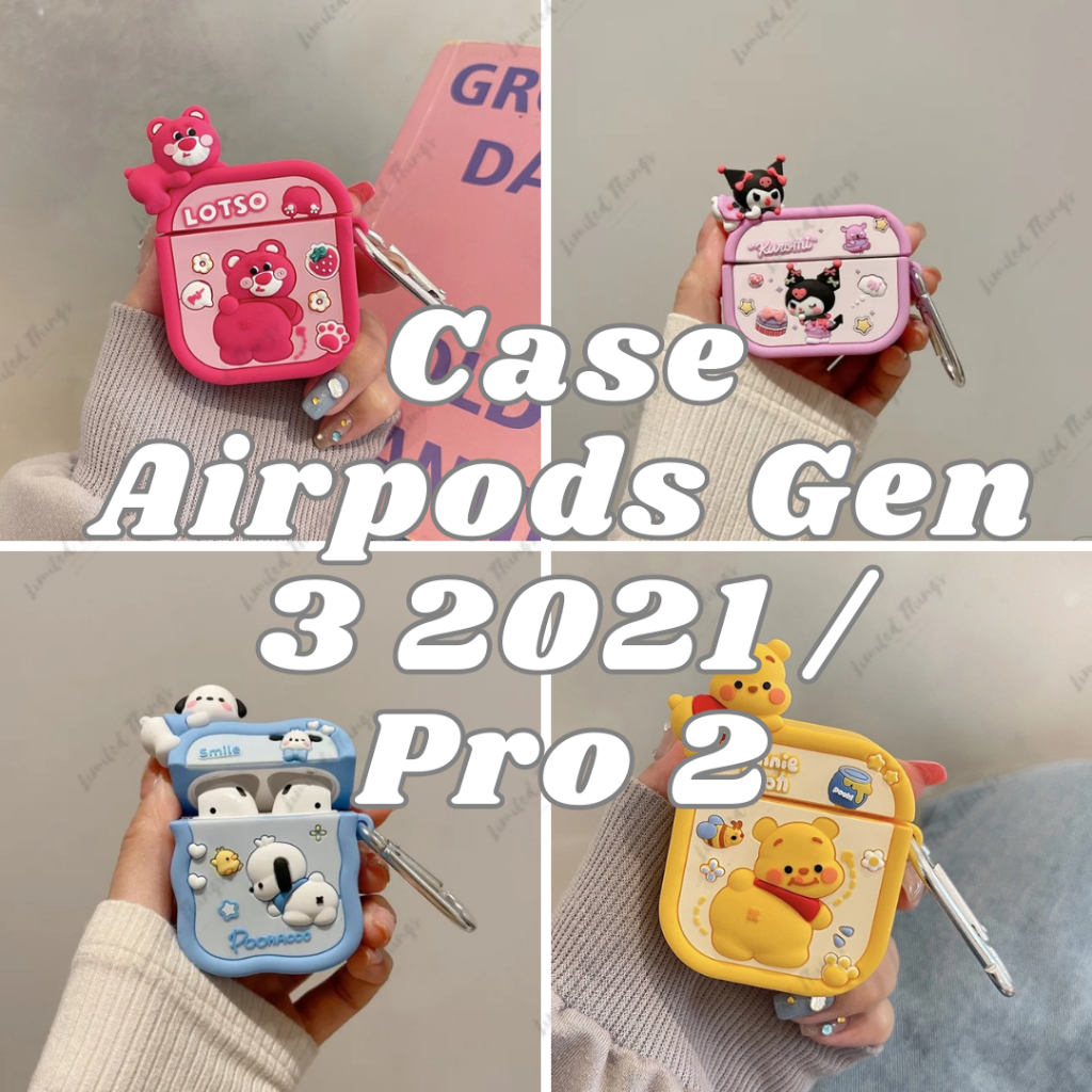 Jual CASE Untuk Airpods Gen 3 2021 Pro 2 2022 Pro Casing Kuromi ...