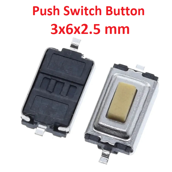 Jual Push Button Micro Switch Momentary Tact 3x6x2.5mm 3*6*2.5mm SMD Tactile 2p 2 P Remote Reset ...