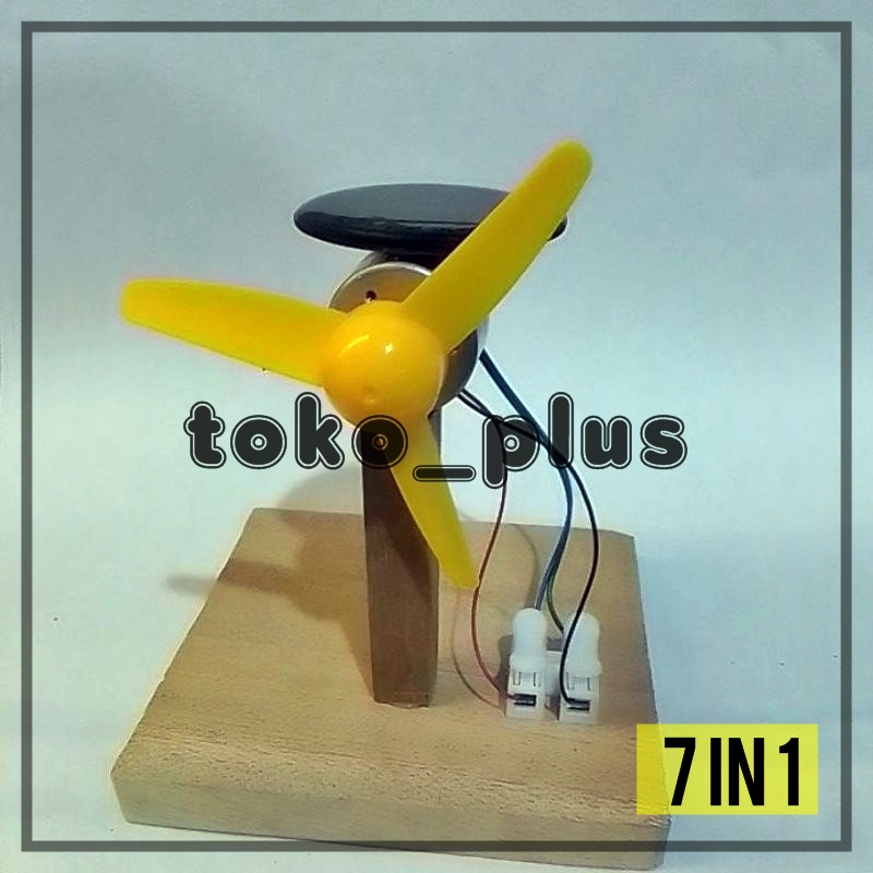 Jual Papan Kotak Kipas Mainan / Kincir Angin Tenaga Surya Matahari ...