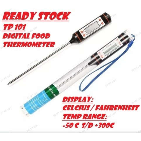 Jual Digital Termometer Makanan Masak Suhu Air Masakan Termometer TP101 ...
