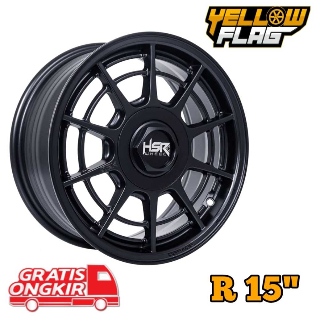 Jual VELG HSR RACING R15 HSR BOAFEO GA332 R15 UNTUK MOBIL VIOS AVANZA ...