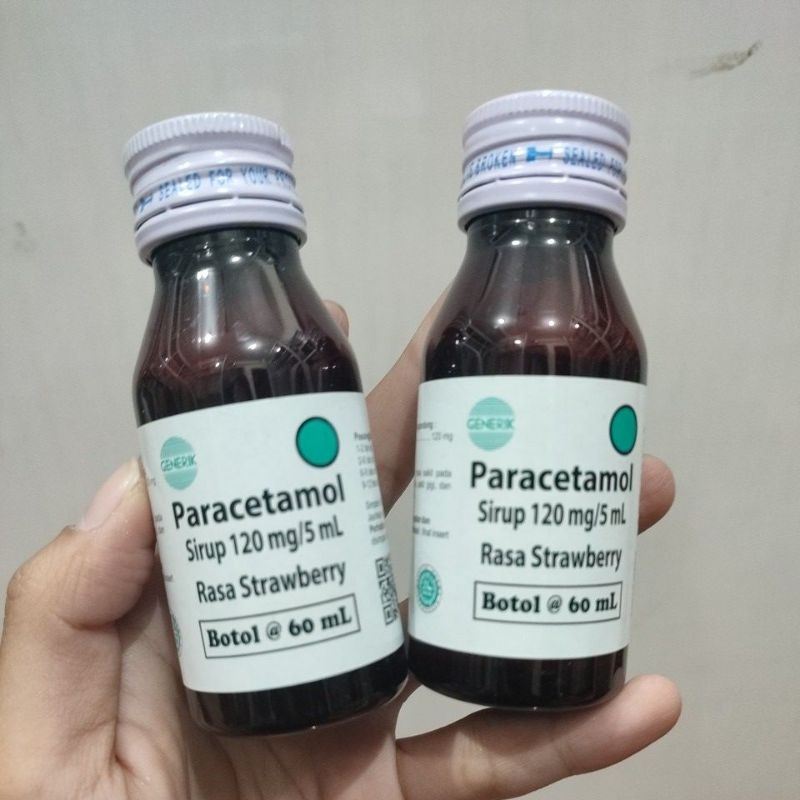 Jual PARACETAMOL sirup 60ml rasa strawberry | Shopee Indonesia
