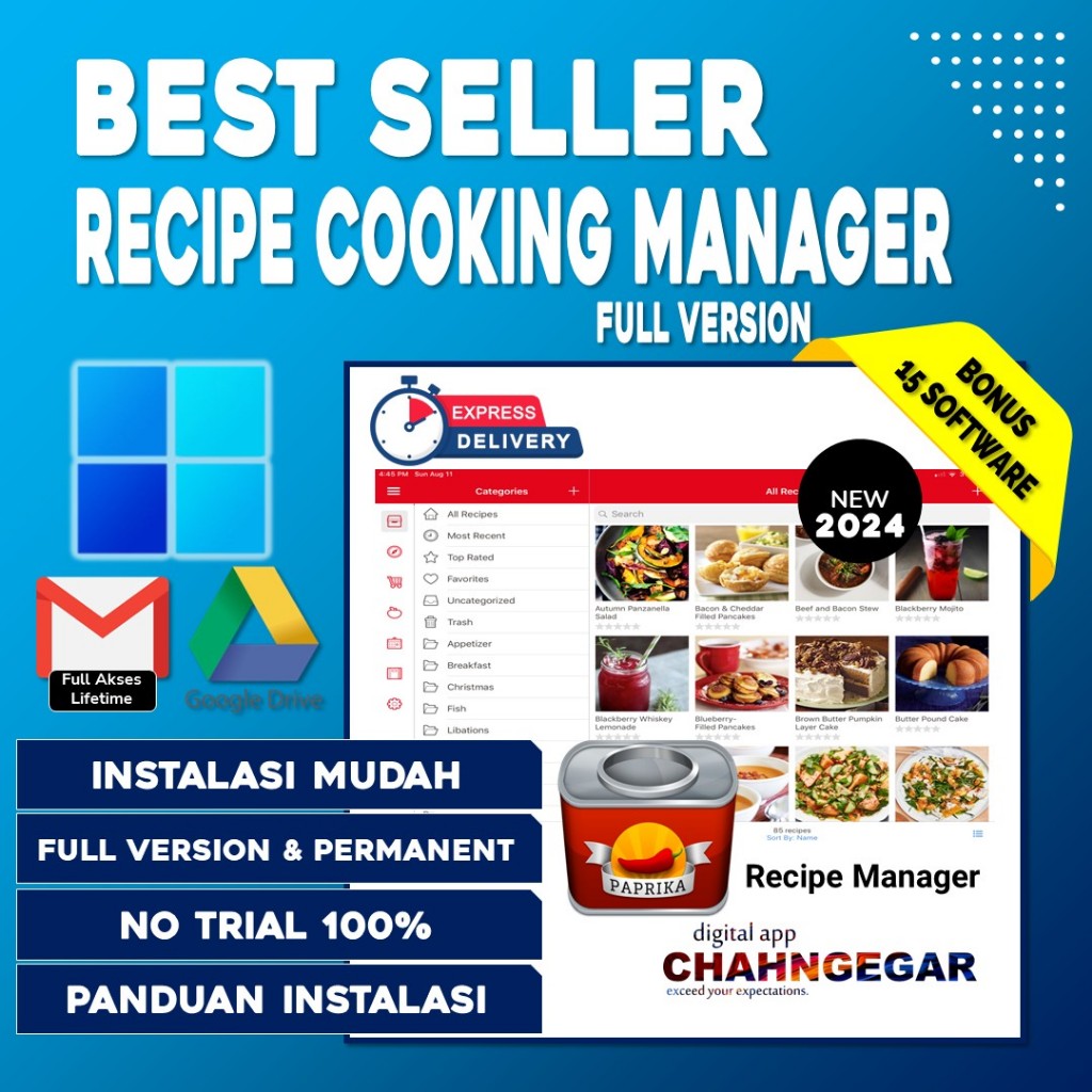 Jual Paprika Recipe Manager 2024 Full Lifetime Software Resep Masakan Digital Cooking Recipe ...