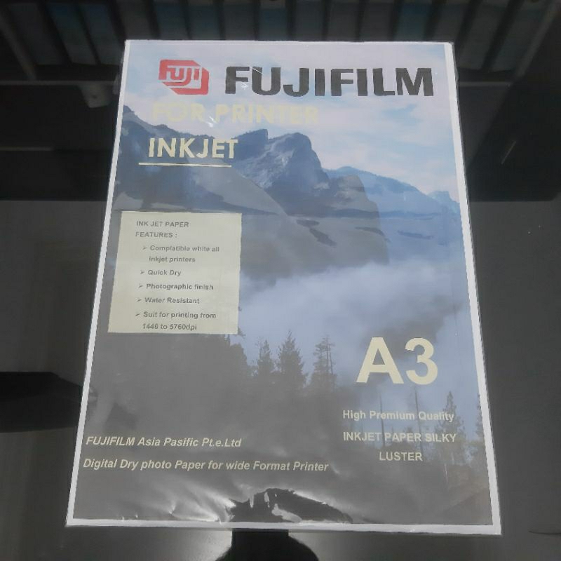 Jual Kertas foto A3 fujifilm silky luster ukuran 297 x 420 mm | Shopee ...