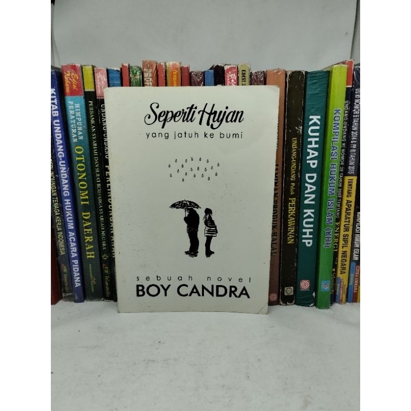 Jual SEPERTI HUJAN YANG JATUH KE BUMI : A BY NOVEL BOY CANDRA | Shopee ...