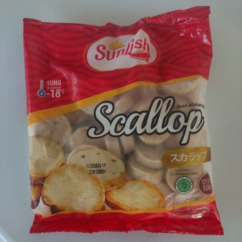 Jual SUNFISH Ikan Olahan Bentuk Scallop 500 g | Shopee Indonesia