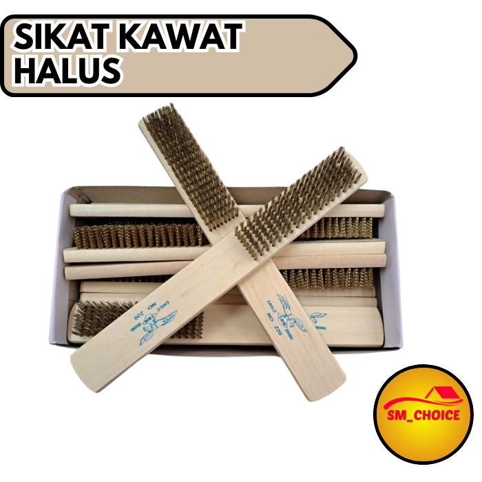 Jual SIKAT KAWAT KUNINGAN HALUS 8 BARIS SIKAT KAWAT BAJA KUNINGAN ...