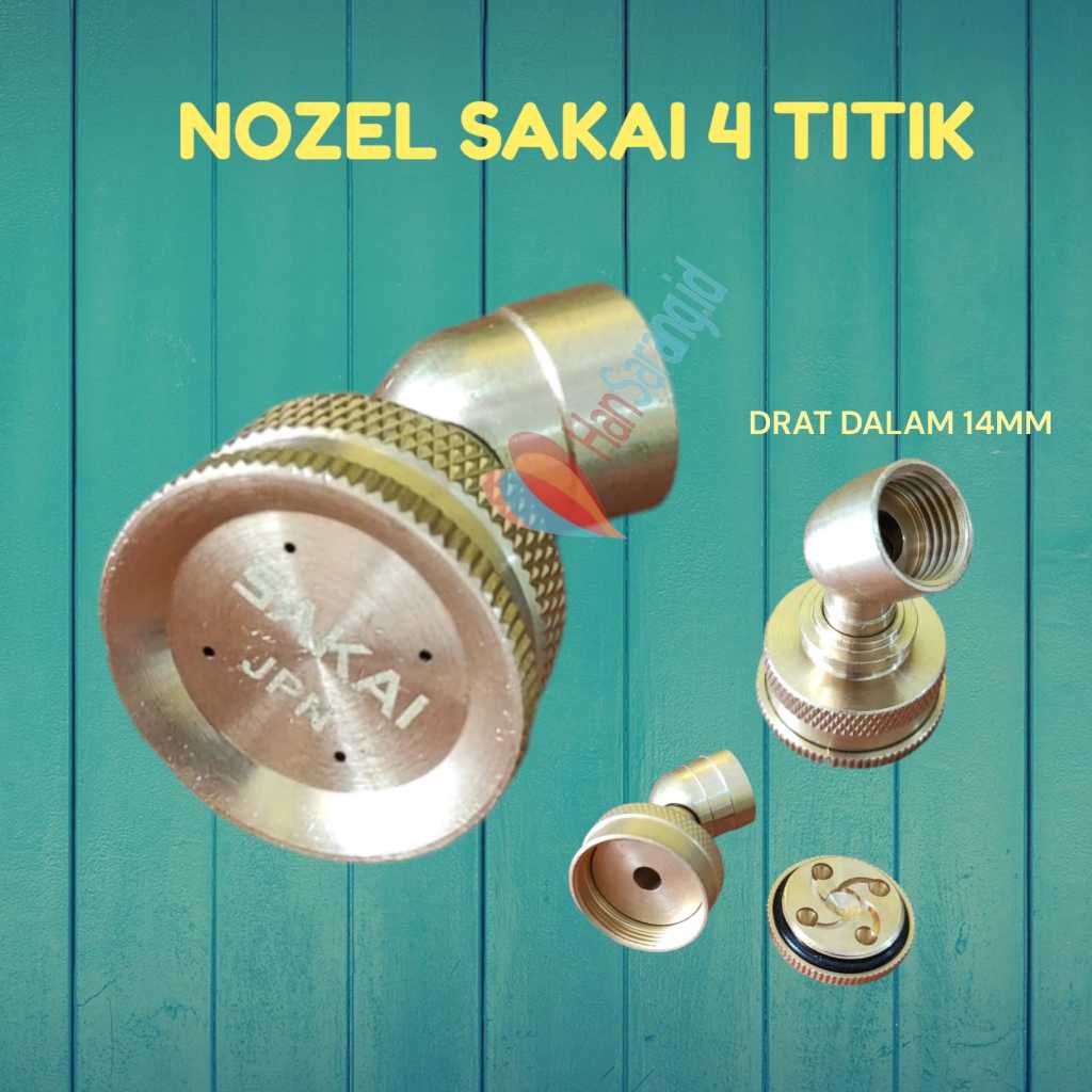 Jual Spuyer Kuningan Nozzle Sprayer Lubang 4 DGW CBA BOOSTER MOTOYA ...