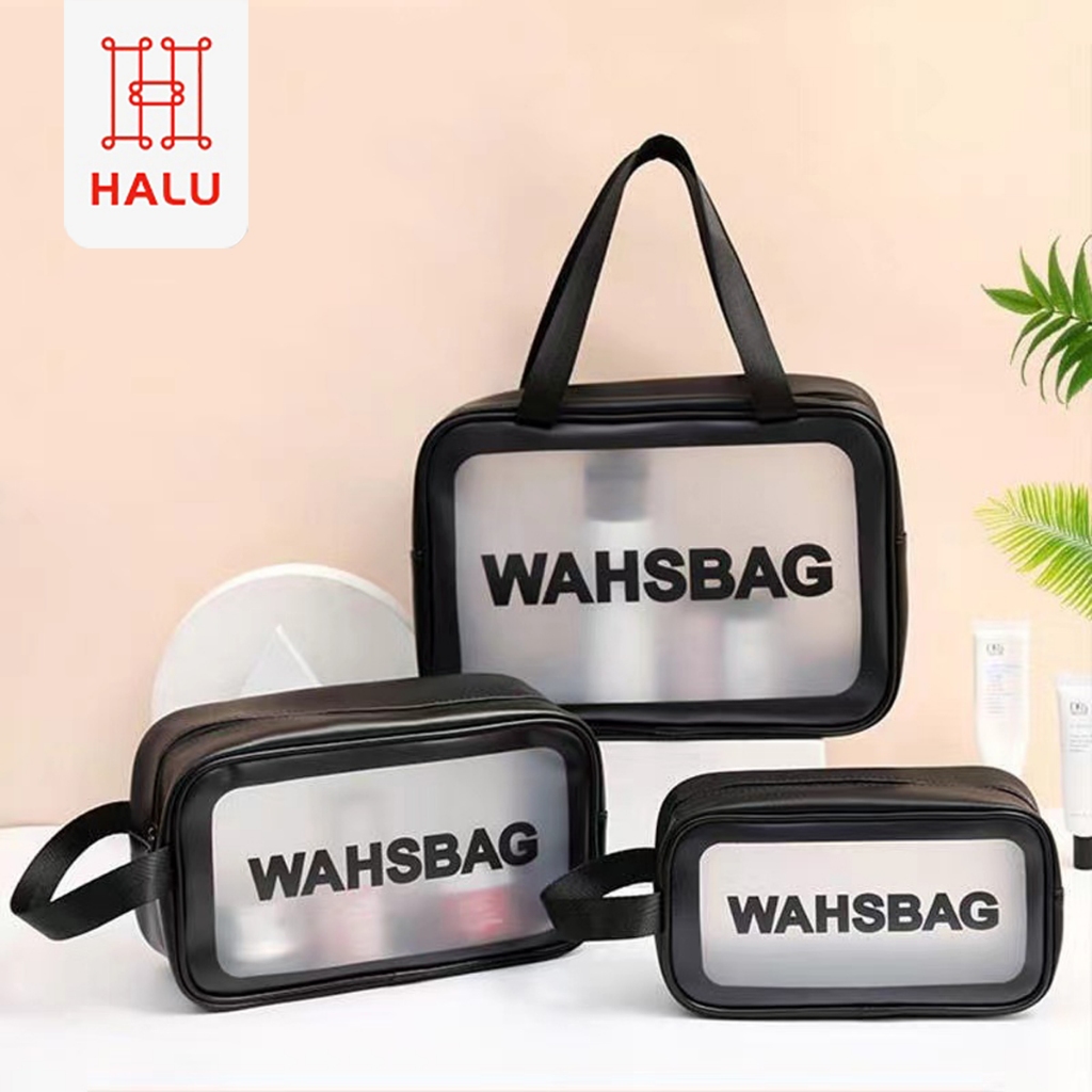 Jual Halu Waterproof Pouch Travel Make Up Tas Mandi Travel Bag ...