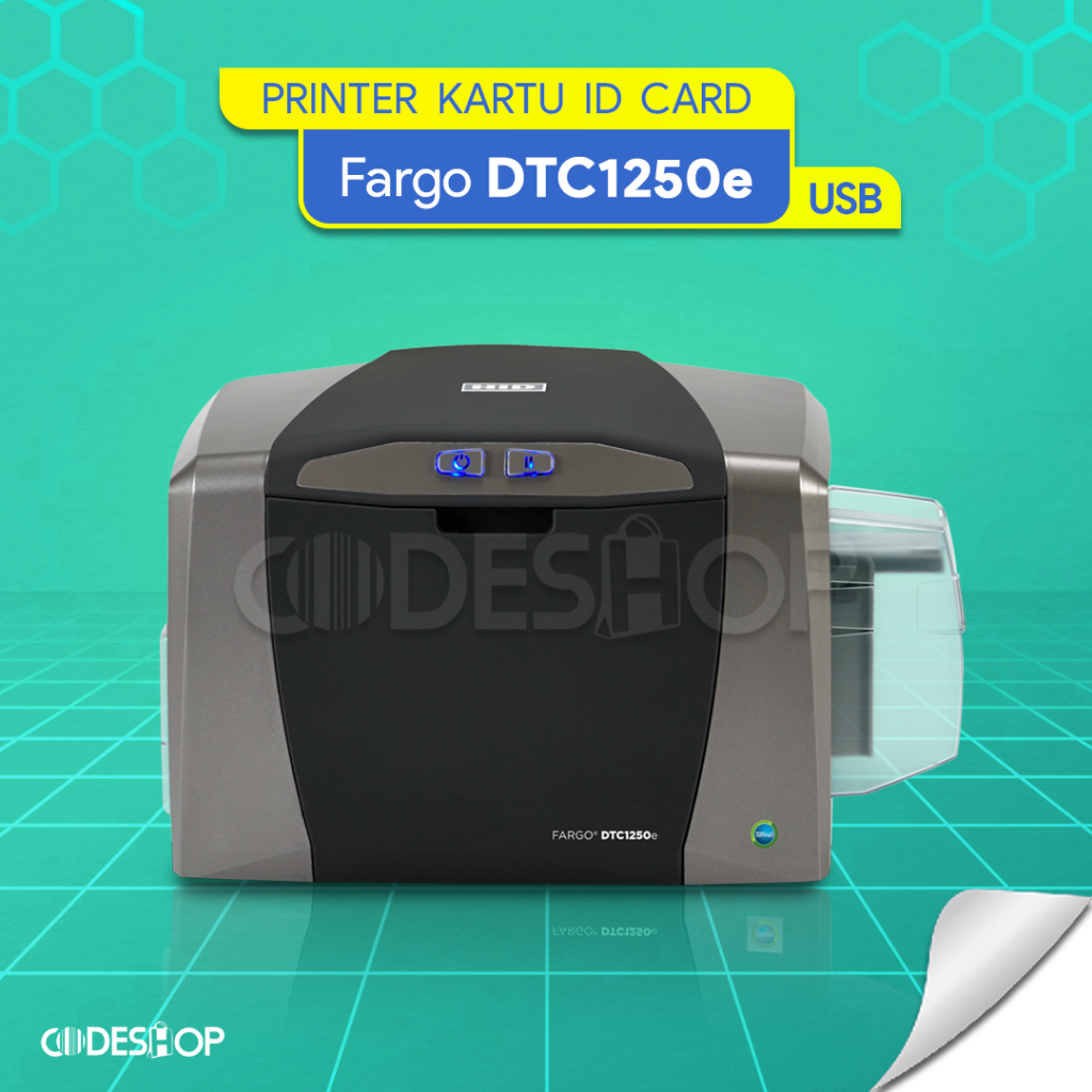 Jual Printer Kartu Fargo DTC1250e / DTC-1250 / DTC1250 300 DPI Single ...
