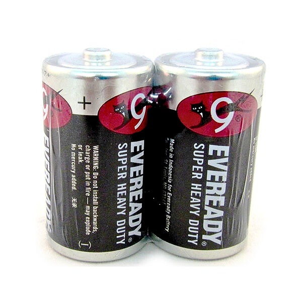 Jual Baterai EVEREADY Besar Size D Hitam Dry Cell Battery No.1250 R ...