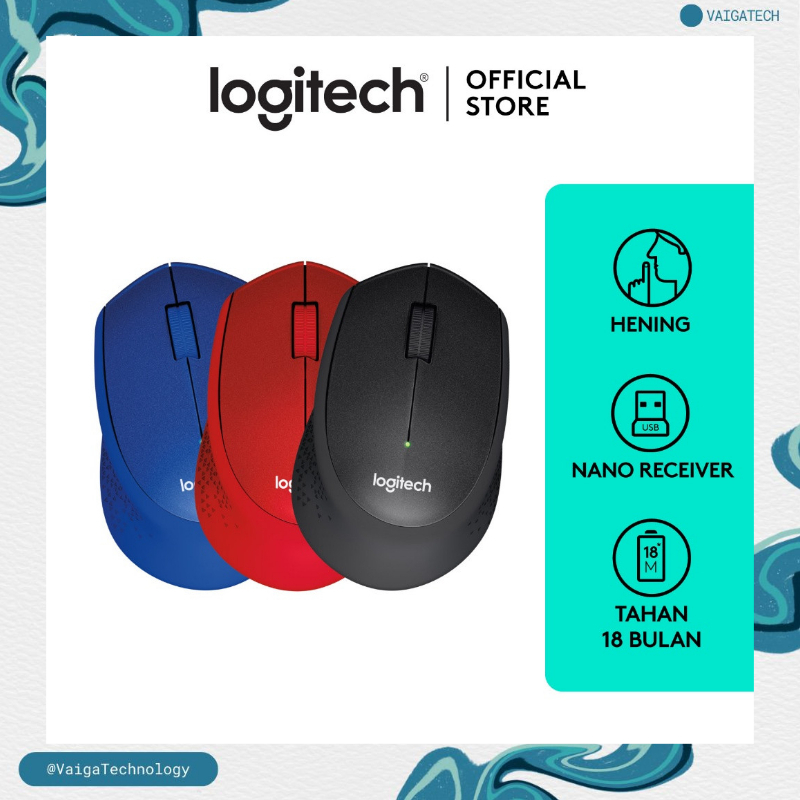 Jual LOGITECH M331 Mouse Wireless Silent Click Garansi Resmi | Shopee ...