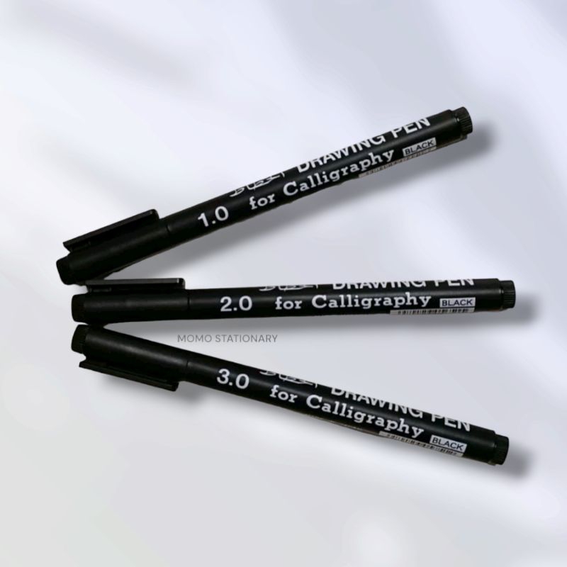 Jual pulpen kaligrafi/ drawing pen snowman hitam (1 pc) | Shopee Indonesia