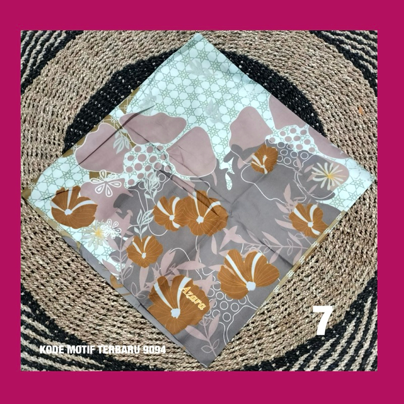 Jual Hijab Segi Empat Voal Oskara Dream Motif Kode Bar 2024 LC Laser ...