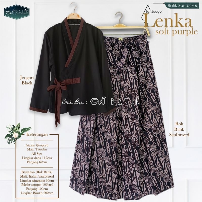 Jual SET BATIK WANITA HANBOOK JEOGORI TRADISIONAL KOREA KOMBINASI ROK ...