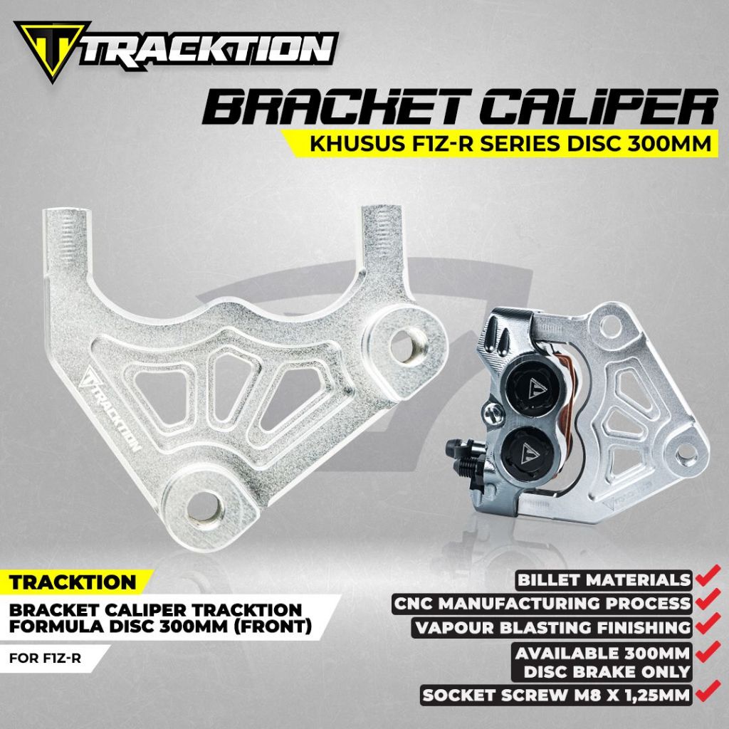 Jual BRACKET CALIPER TRACKTION FORMULA FIZ-R DISC 300 MM | Shopee Indonesia