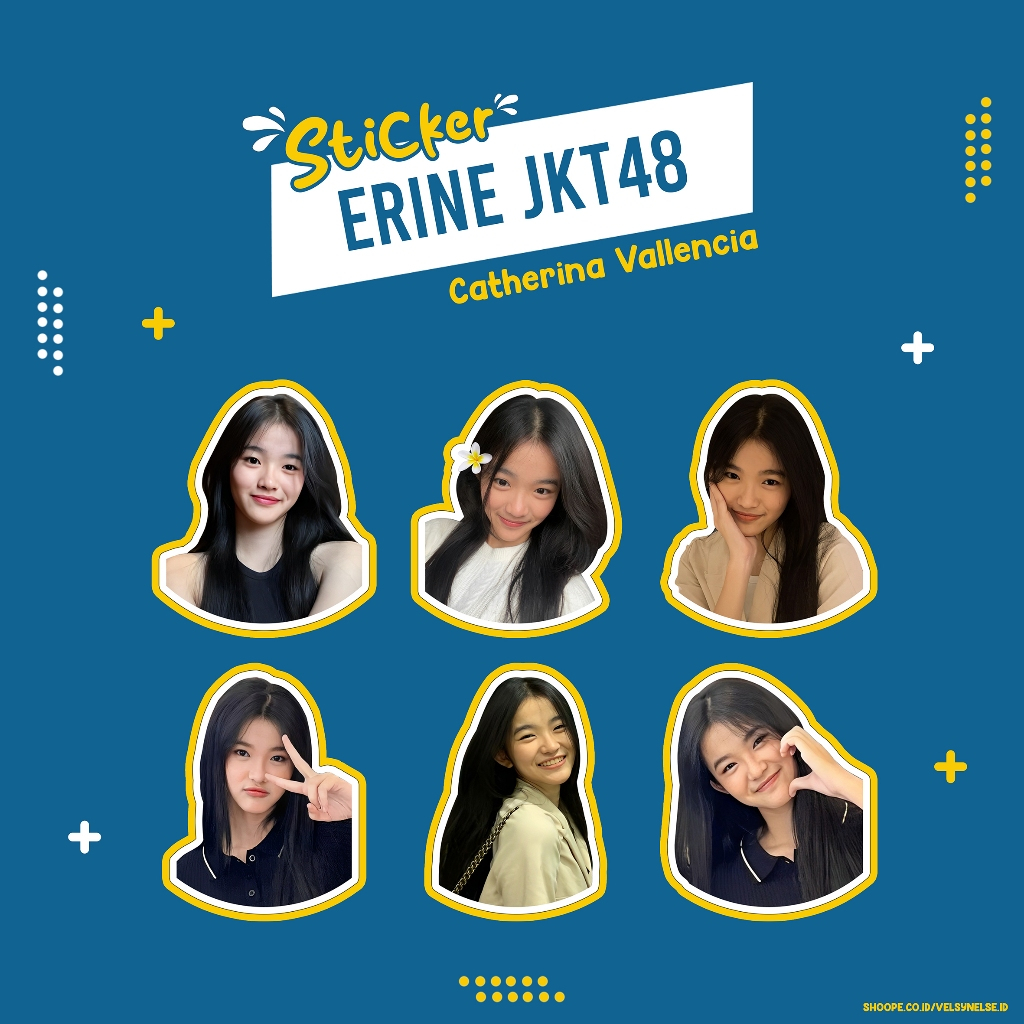 Jual [ ISI 6 ] Sticker Pack JKT48 Lucu Aesthetic High Quality | Shopee ...