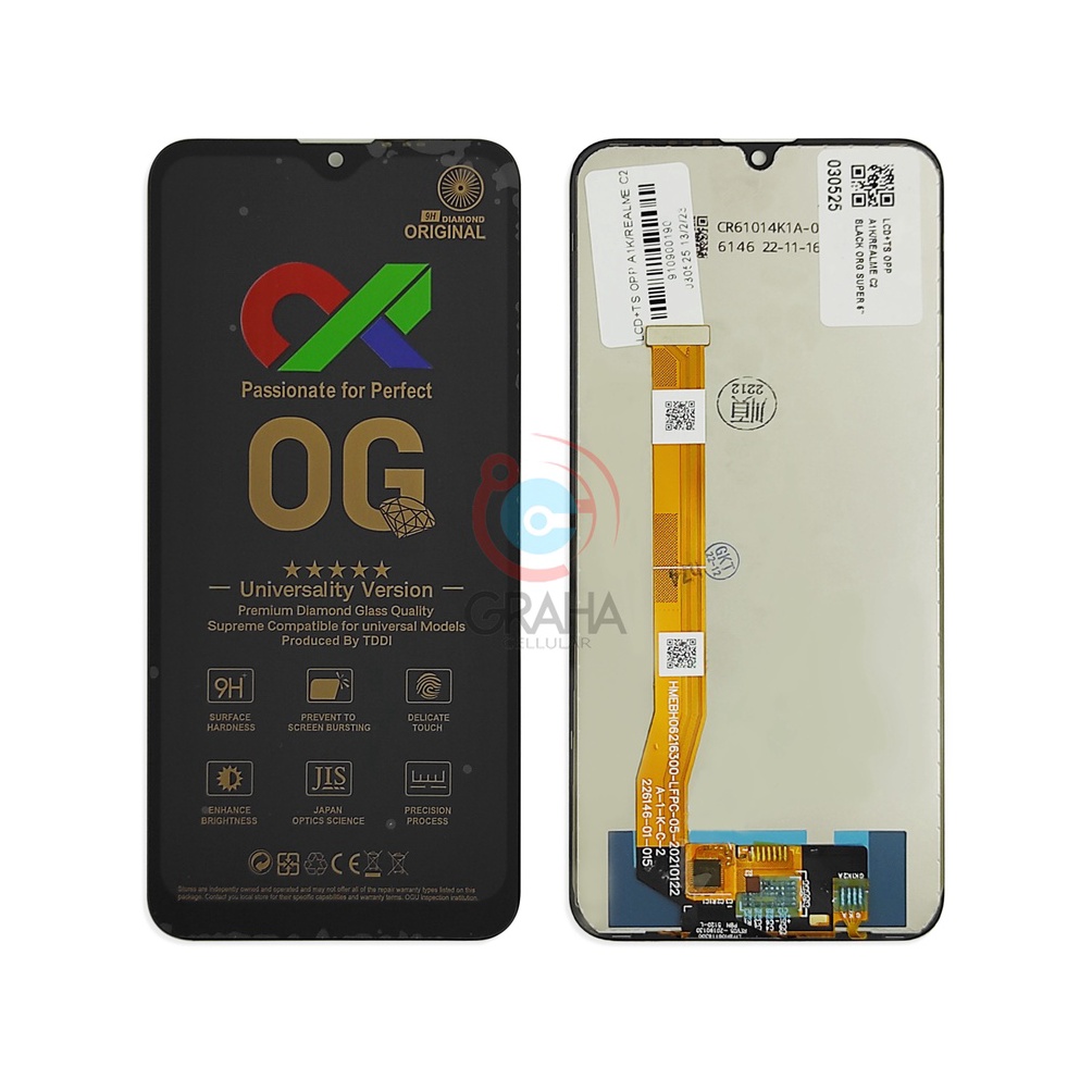 Jual LCD OPPO A1K C2 OG ORI SUPER FULLSET TOUCHSCREEN ART X4R1 | Shopee ...
