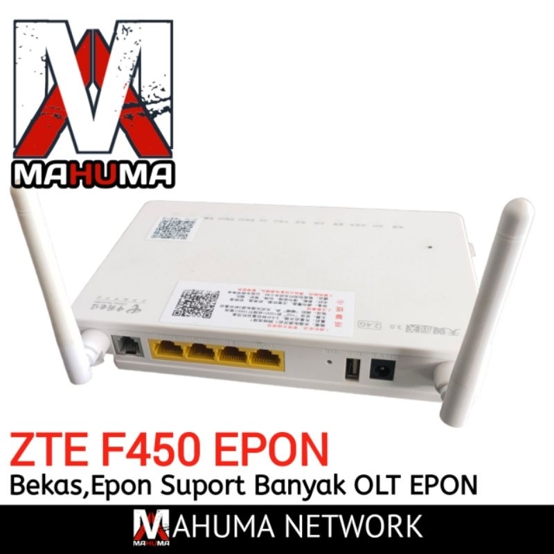 Jual ONT EPON ONU ZTE ZXHN F450 ACCESS POINT WIRELESS WIFI BUKAN F660 ...