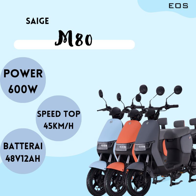 Jual Sepeda Listrik Saige M80 | Shopee Indonesia