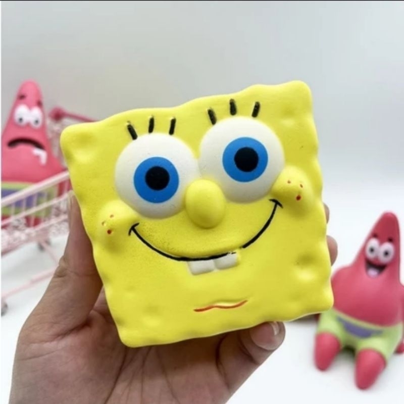 Jual Mainan Anak Squishy Spongebob Mainan Pencet Sponges Bob | Shopee ...