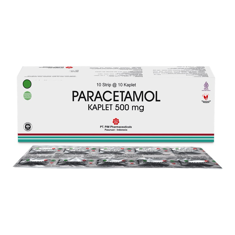 Jual PARACETAMOL PIM 500 MG BOX 100 KAPLET | Shopee Indonesia