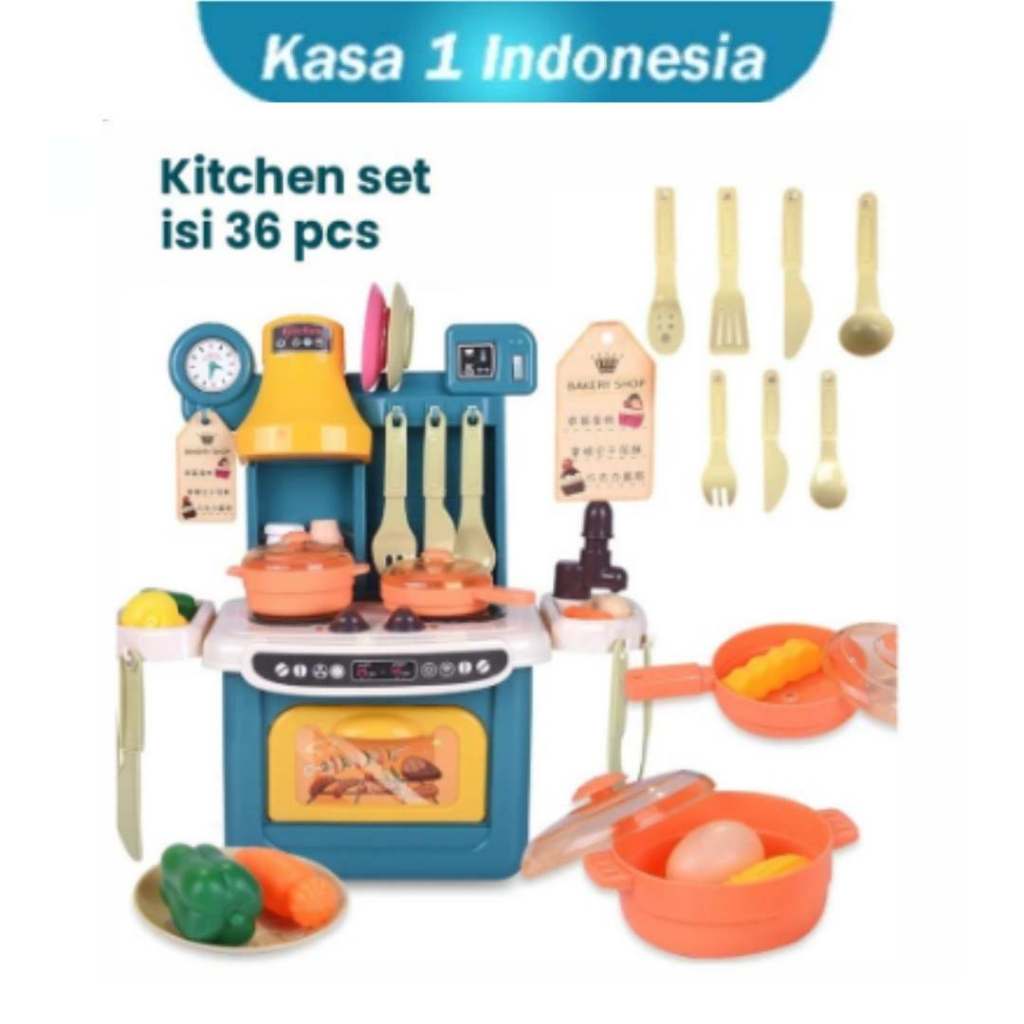 Jual Mainan Anak Kitchen Set Mini Isi 36 Pcs | Shopee Indonesia