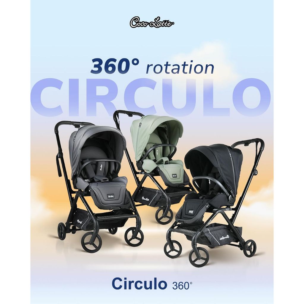 Jual COCOLATTE Circulo 360° Stroller ( New ) | Shopee Indonesia