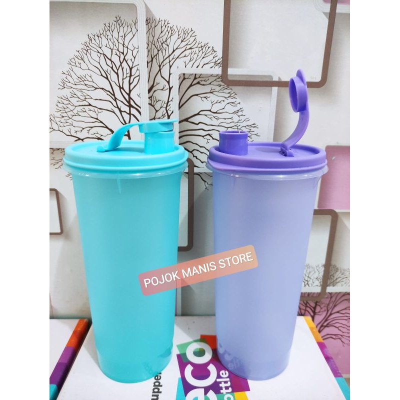 Jual Botol minum kulkas slimline tupperware 1 liter satuan | Shopee ...