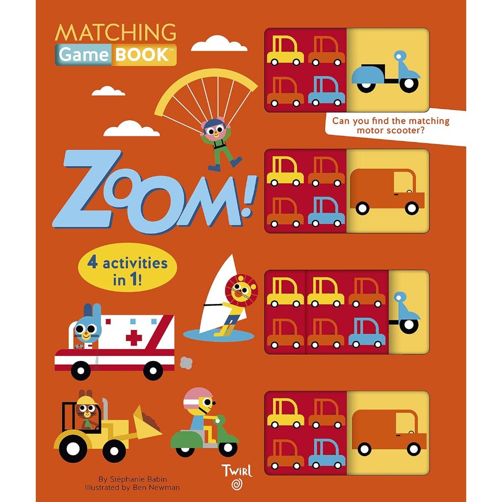 Jual Zoom! Matching Game Book: 4 Activities in 1! | Shopee Indonesia