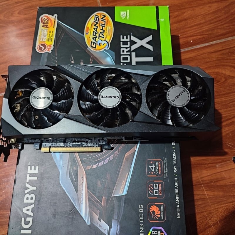 Jual VGA RTX 3070 GIGABYTE TRIPEL FAN 8GB GDDR6 FULLSETT | Shopee Indonesia