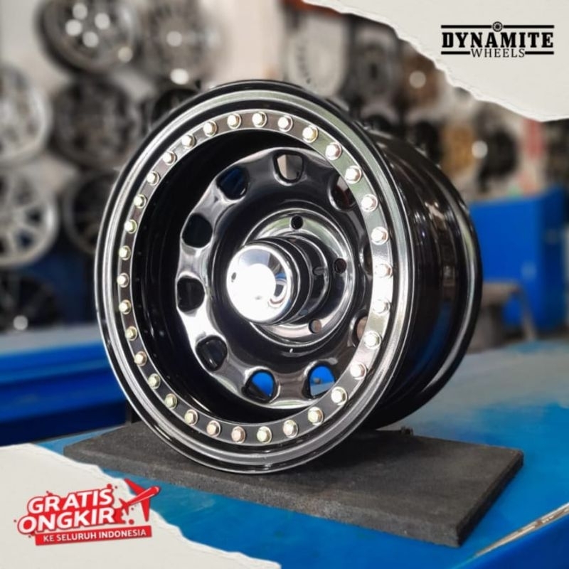 Jual Velg Daytona Ring 15x8 Baut 5 x 139,7 Buat Suzuki Katana Jimny Escudo Feroza HSR Beadlock ...