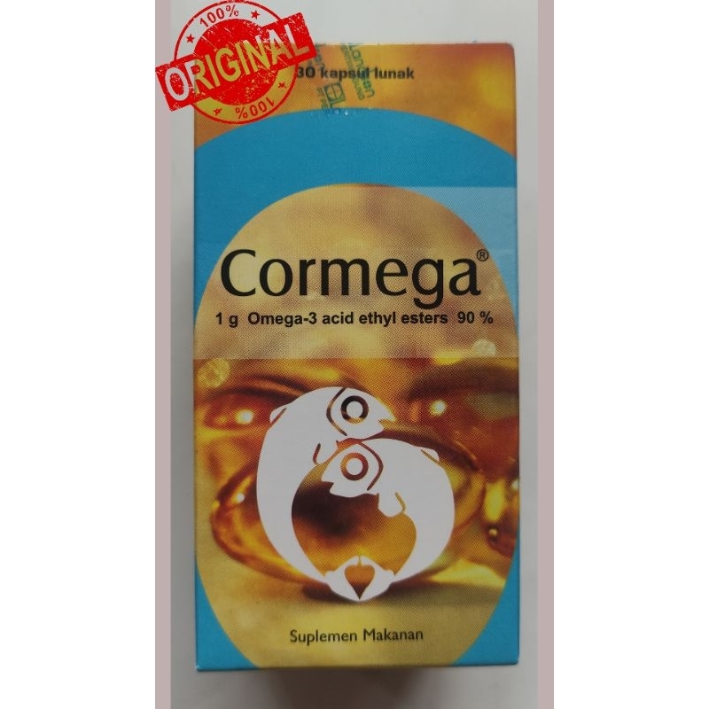 Jual CORMEGA Fish Oil. Minyak ikan (30 kapsul lunak) / box. Expired 08/ ...