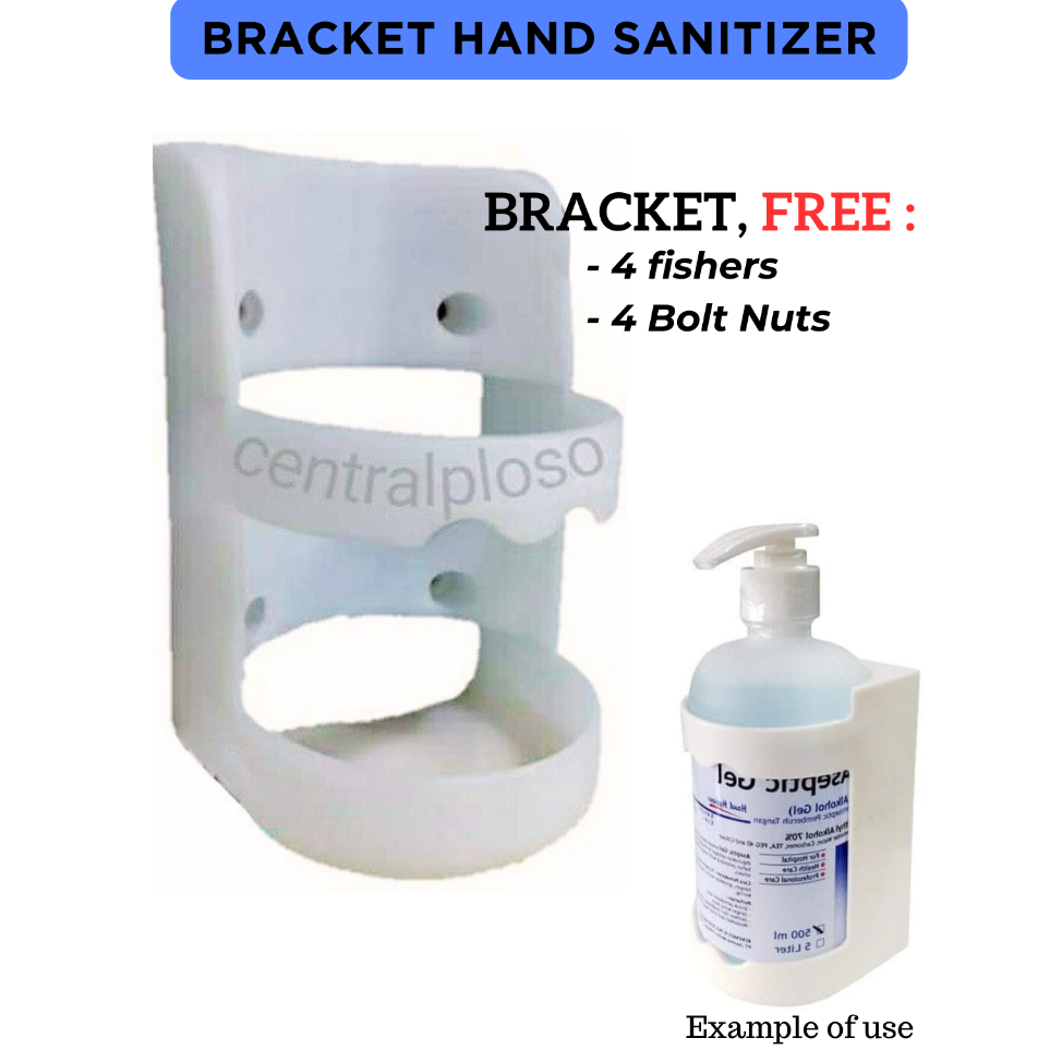 Jual Rak untuk Bracket Hand Sanitizer Tempel Dinding dan Sabun Cuci ...