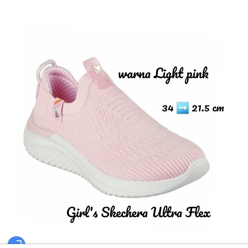 Jual Skechers Girls Ultra Flex 3.0 Shoes - 302244L-LTPK | Shopee Indonesia