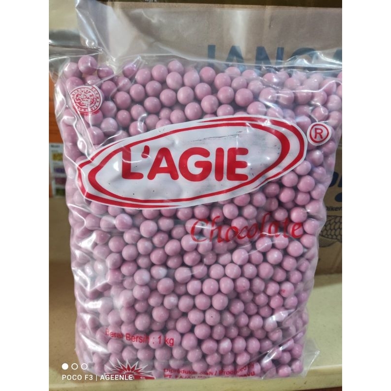 Jual Coklat Lagie mini pink 1kg | Shopee Indonesia