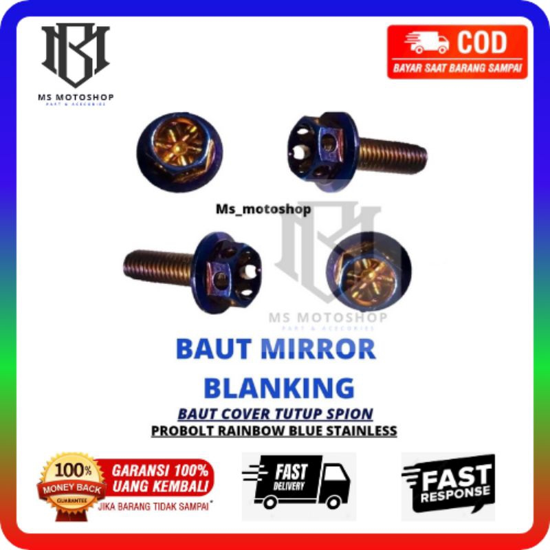 Jual BAUT PROBOLT MIRROR BLANKING BAUT COVER TUTUP SPION STAINLIES ...