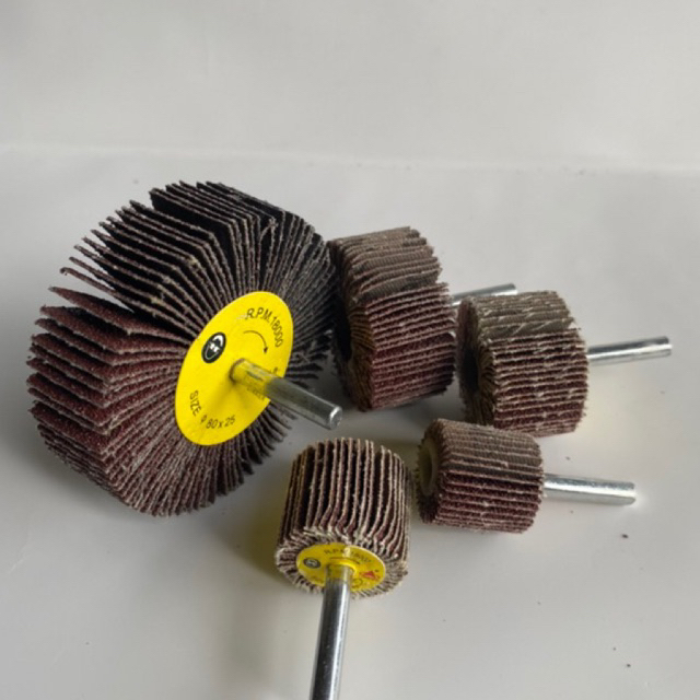 Jual Fan Grinder/Amplas gagang/Flap wheel- D25-50 MM | Shopee Indonesia