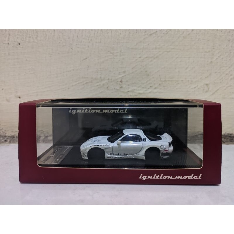 Jual Ignition Model Mazda Rx7 Rocket Bunny White 1/64 | Shopee Indonesia
