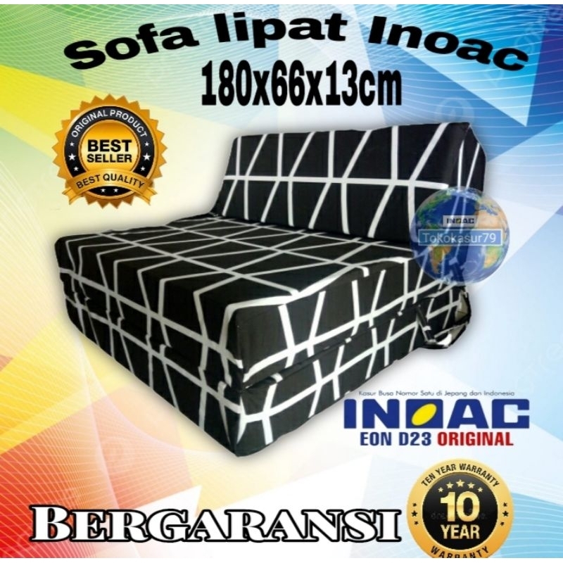 Jual Sofa lipat.Sofa bed.Kasur busa inoac,sarung sofa lipat inoac ...