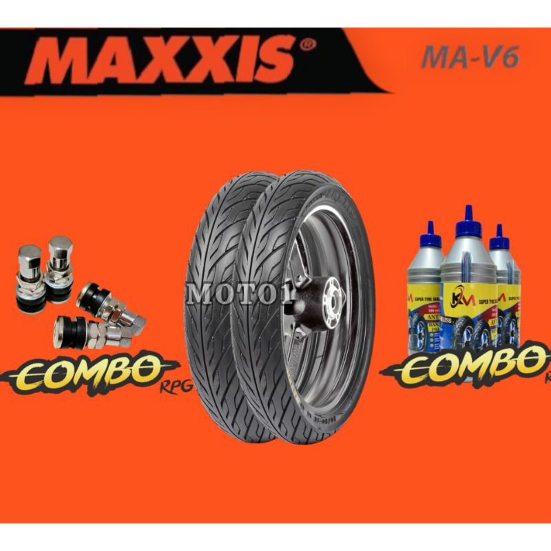 Jual (Paket 2 Ban - Free Pentil Besi ) Maxxis 80/90 dan 90/90-14 ...