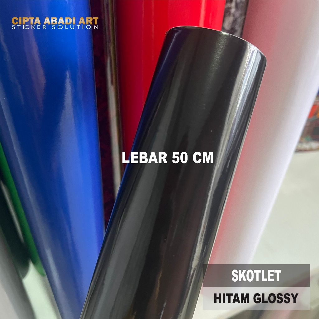 Jual Stiker Skotlet Motor Hitam Doff Sticker Kaca Akrilik Akuarium Dop ...