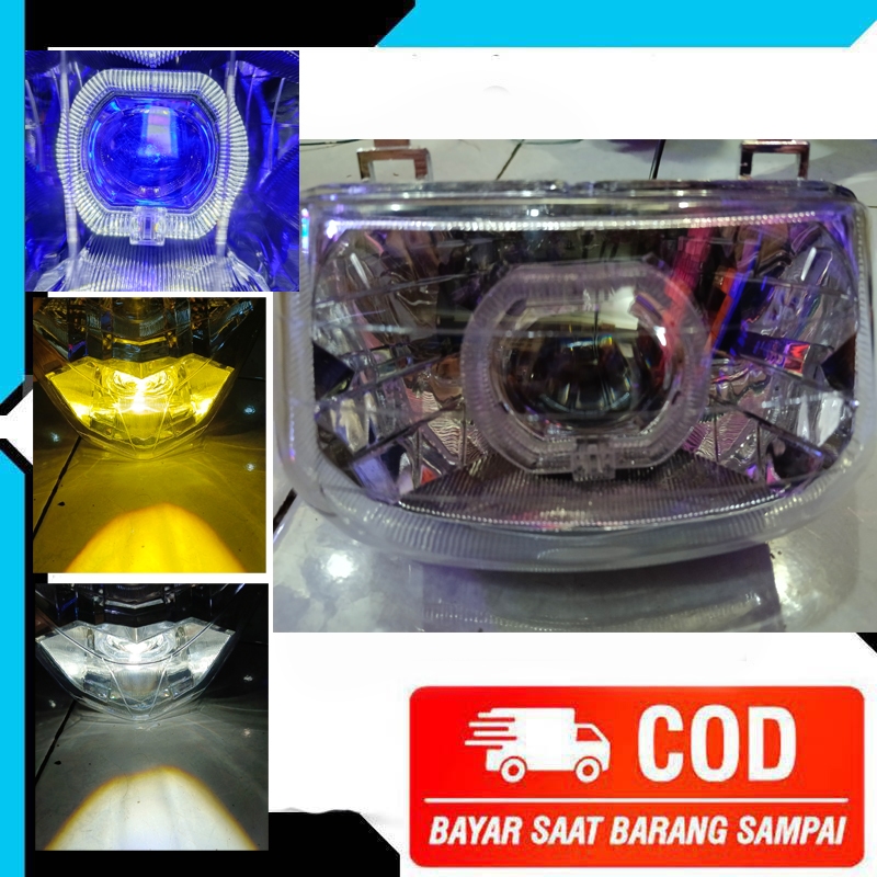 Jual Lampu Motor Supra X 100 110 Lama Ala ala Biled 1 SETT | Shopee ...