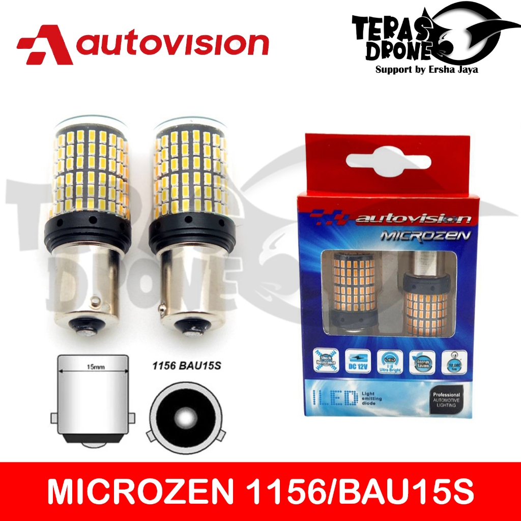 Jual Bohlam LED P21W PY21W BAU15S Autovision ORIGINAL - Lampu Sein Kaki 1 | Shopee Indonesia