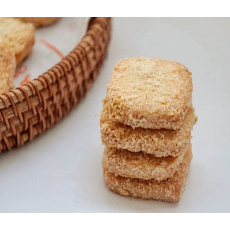 Jual Cemilan Premium Crispy Butter Cookies Kelapa Toples - Snack Sehat ...