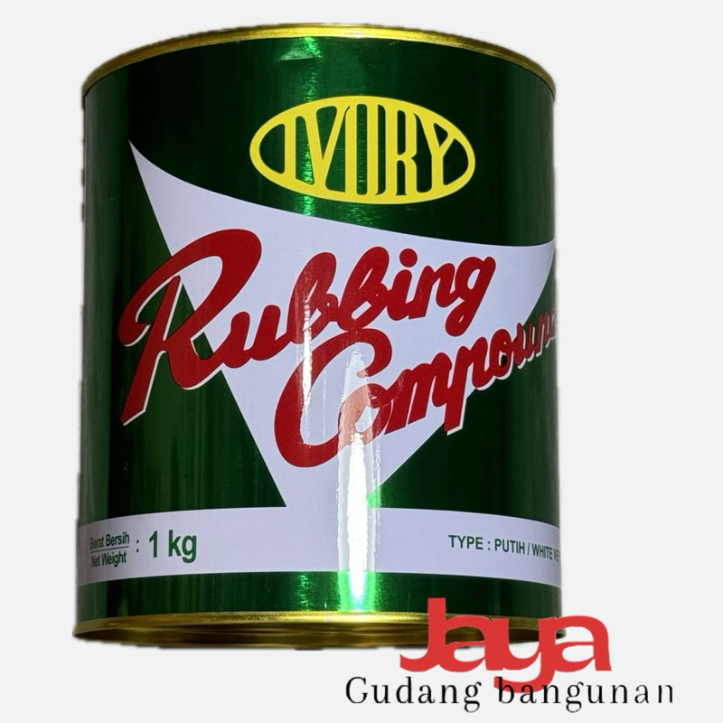 Jual RUBBING COMPOUND IVORY / RUBBING PUTIH1 KG MOBIL | Shopee Indonesia