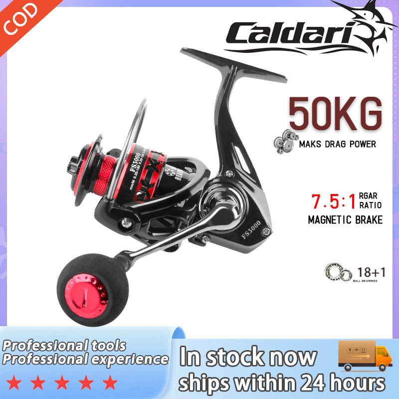 Jual Indonesia Spot reel pancing logam penuh reel spinning mesin ...