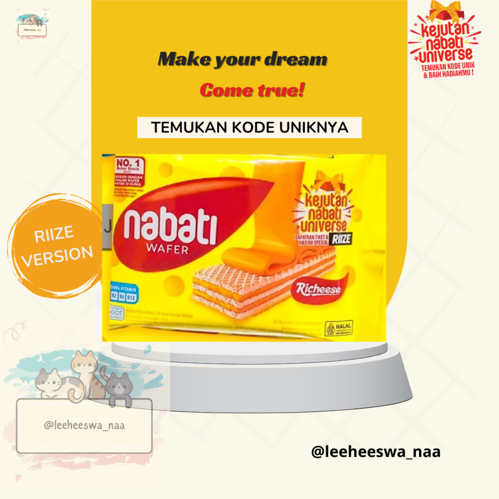 Jual Nabati x Riize Limited edition | Shopee Indonesia